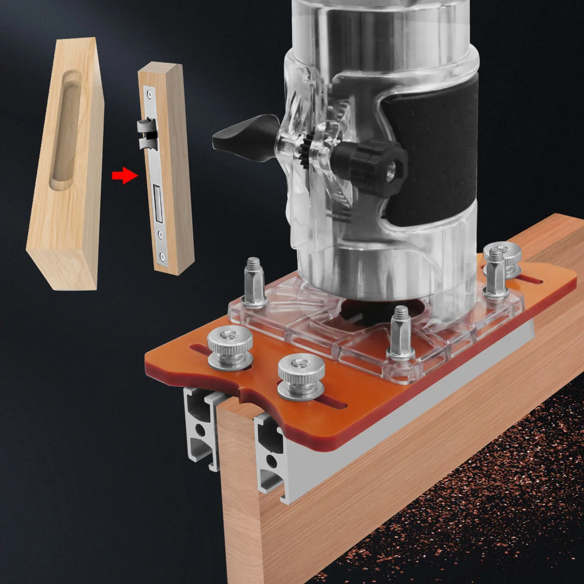 2-in-1-Invisible-Fastener-Slotting-Bracket-For-65mm-Trimming-Machine ...