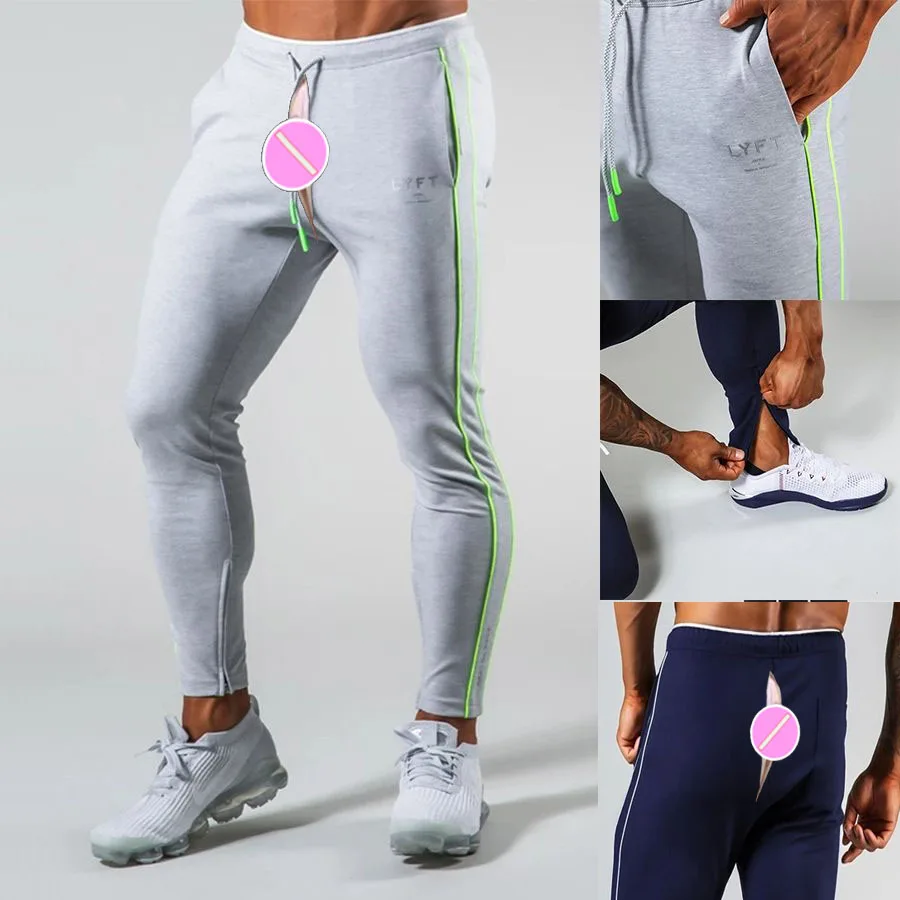 2024-Spring-New-Outdoor-Sex-Invisible-Open-Crotch-Men-s-Pants-Sports ...