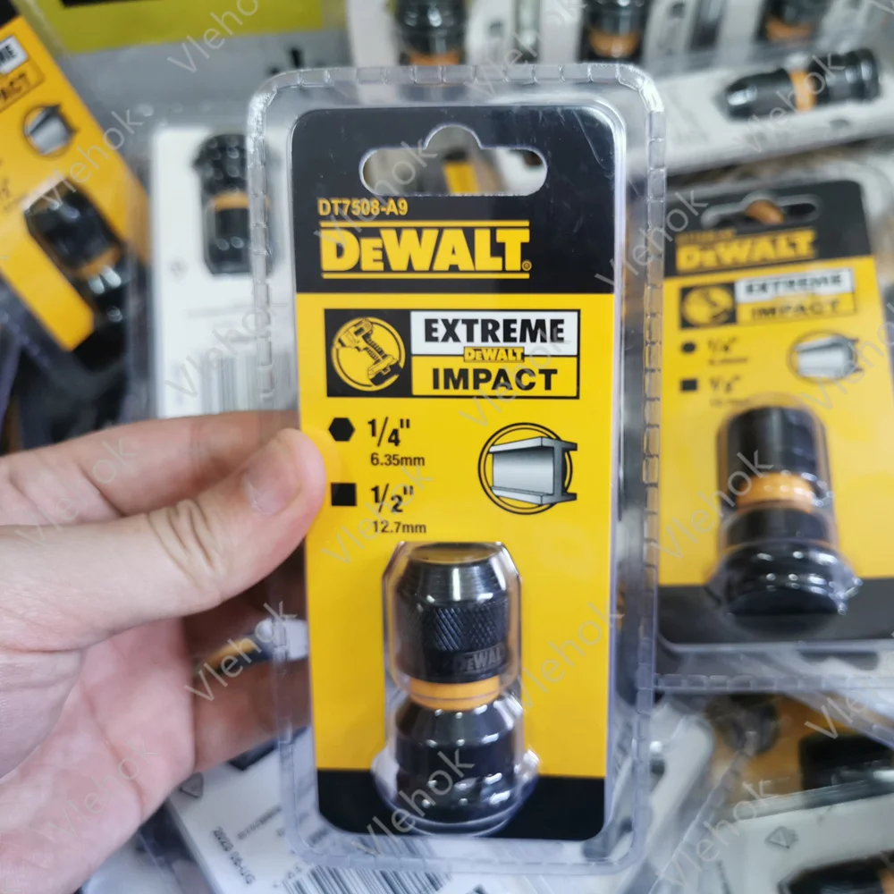 DEWALT DT7508-QZ Impact Adaptor 1/2" to 1/4" Shockproof Electric Wrench ...