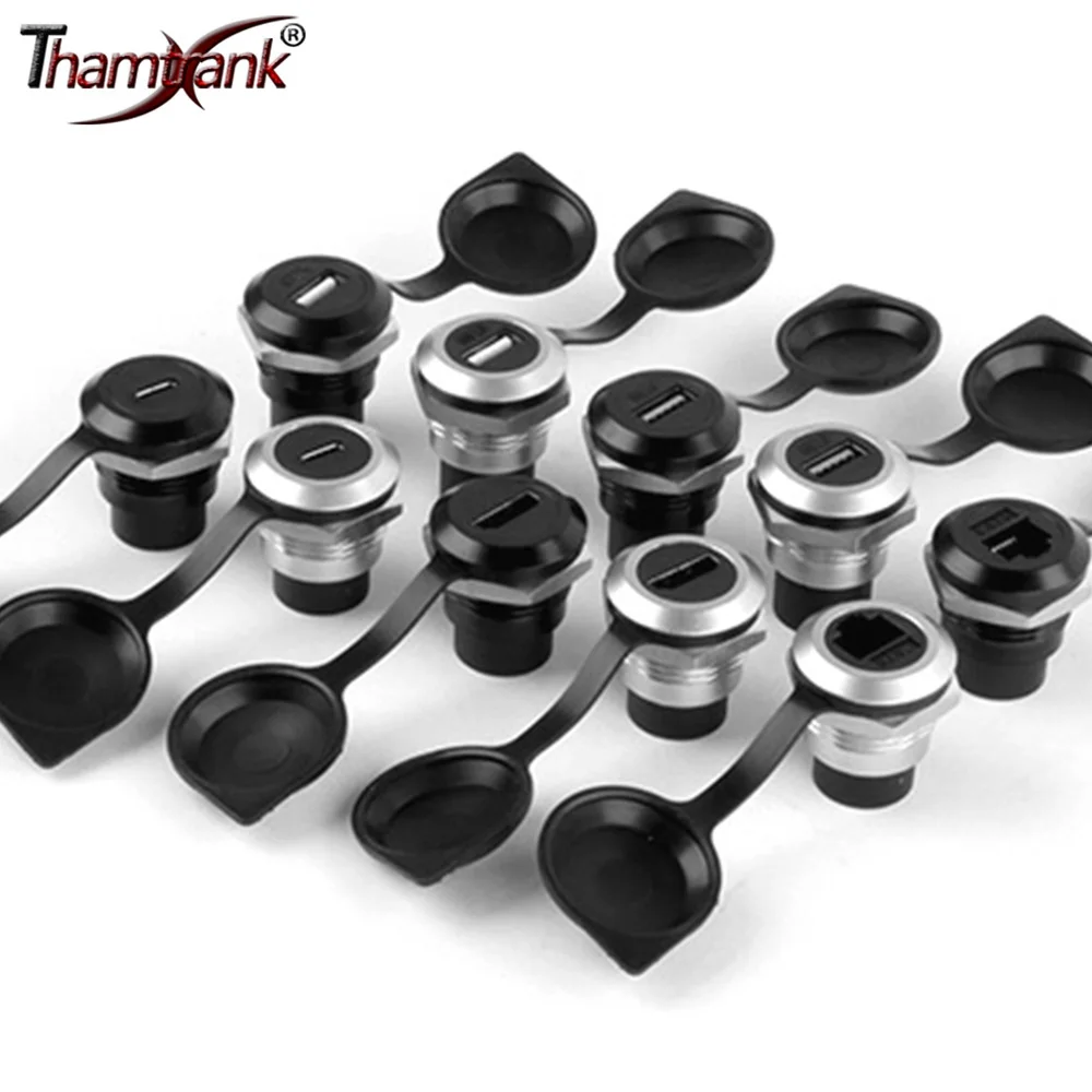 1pc-Metal-Round-Socket-Module-RJ45-Straight-Through-Network-USB2-0-USB3 ...