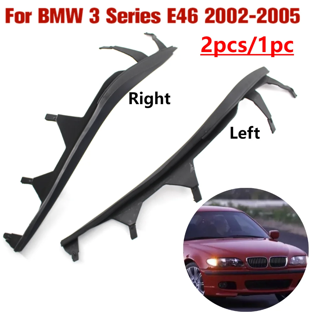 Car Front Upper Headlight Cover Strips Trims 63126921859 Headlight Trim ...