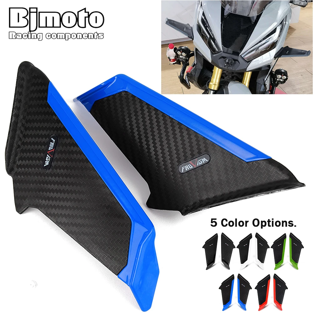 Motorcycle-Front-Winglets-Side-Spoilers-Fairing-Wing-Kit-For-Kawasaki ...