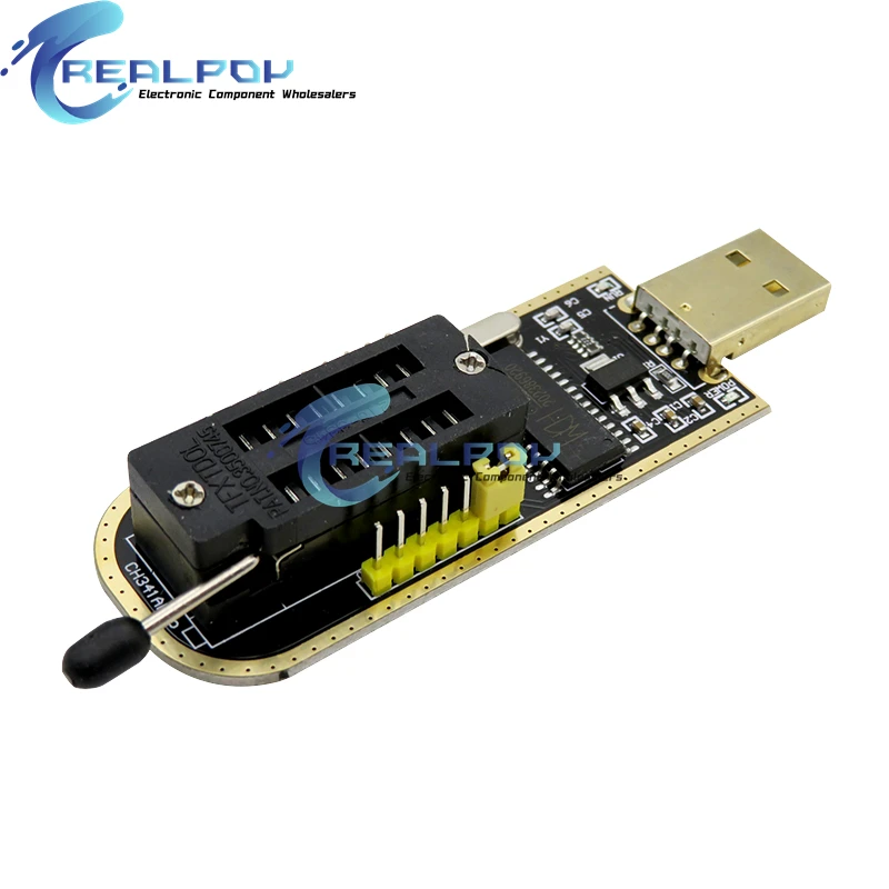 Programador Usb Com Software E Driver Eeprom Flash Bios Ch341a Ch341b ...