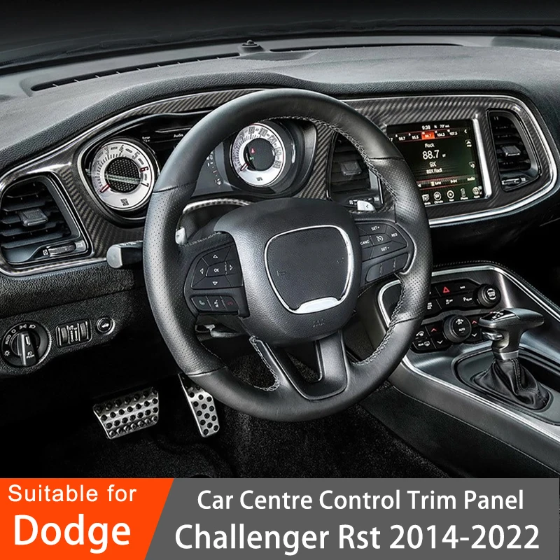 Car-Centre-Panel-Modified-Stickers-For-Dodge-Challenger-SRT-Carbon ...