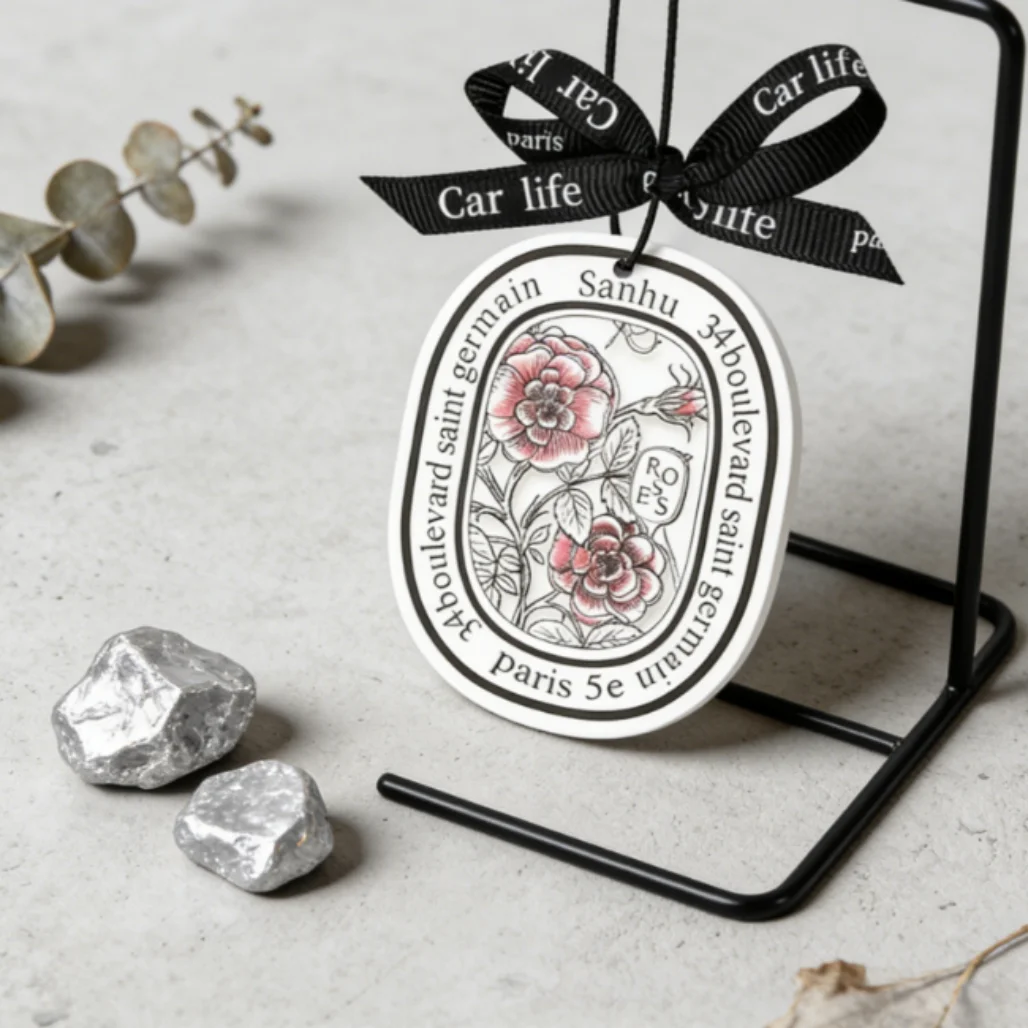 Rose Scented Car Aromatherapy Tablet Long Lasting Fresh Fragrance ...