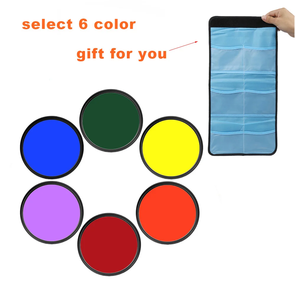 Filtro-de-colores-para-c-mara-DSLR-Canon-Nikon-y-Sony-37-40mm-5mm-43mm ...