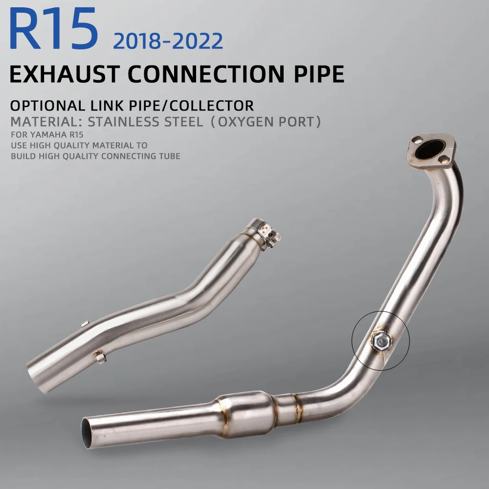 Slip-on For Yamaha Yzf-r15 Yzf R15 V3 R125 Mt15 Mt-15 2017 - 2023 Motorcycle Exhaust Escape Moto ...