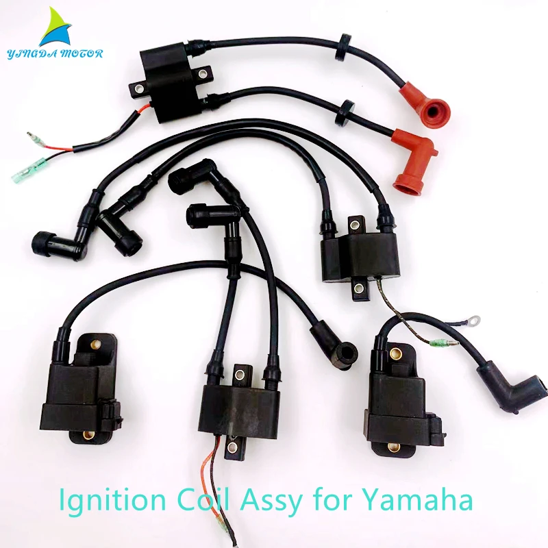 Boat-Motor-Ignition-Coil-Assy-For-Yamaha-Outboard-2-Stroke-2HP-3HP-4HP ...