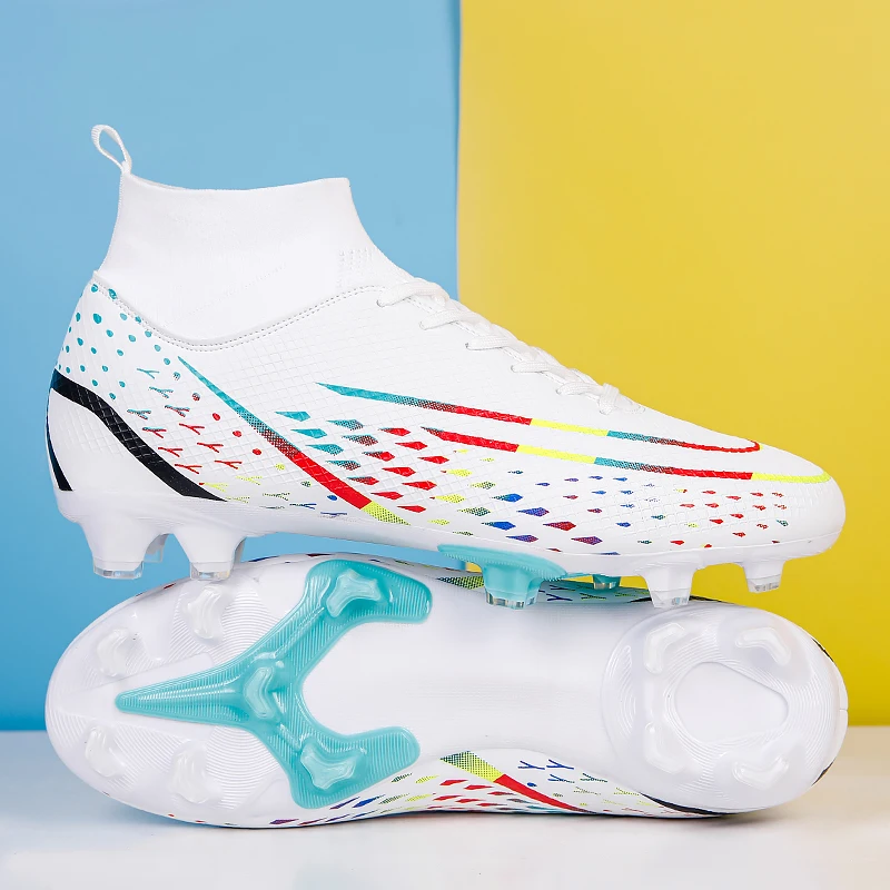 QNX-D599-Ultralight-Mens-Soccer-Shoes-Non-Slip-Turf-Soccer-Cleats-Kids ...