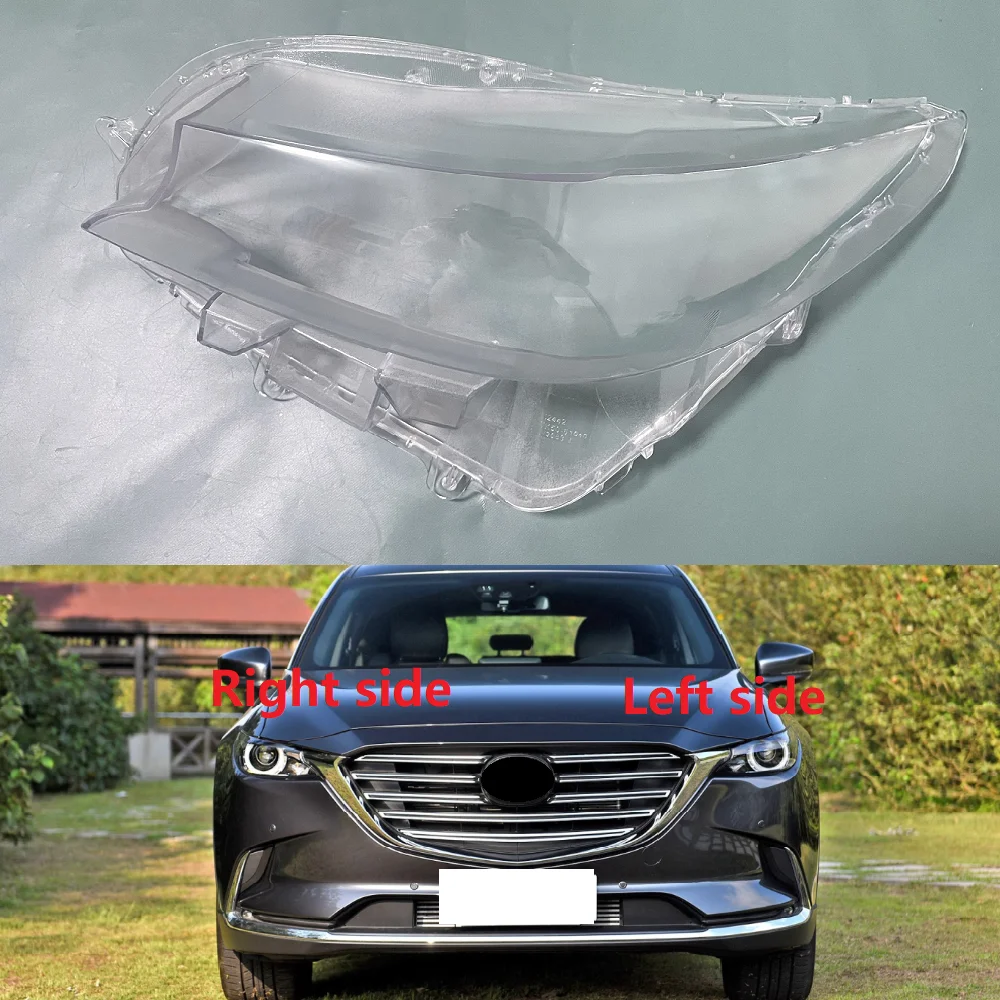 For-Mazda-CX-9-CX9-2016-2017-2018-2019-2020-2021-Car-Headlight-Cover ...