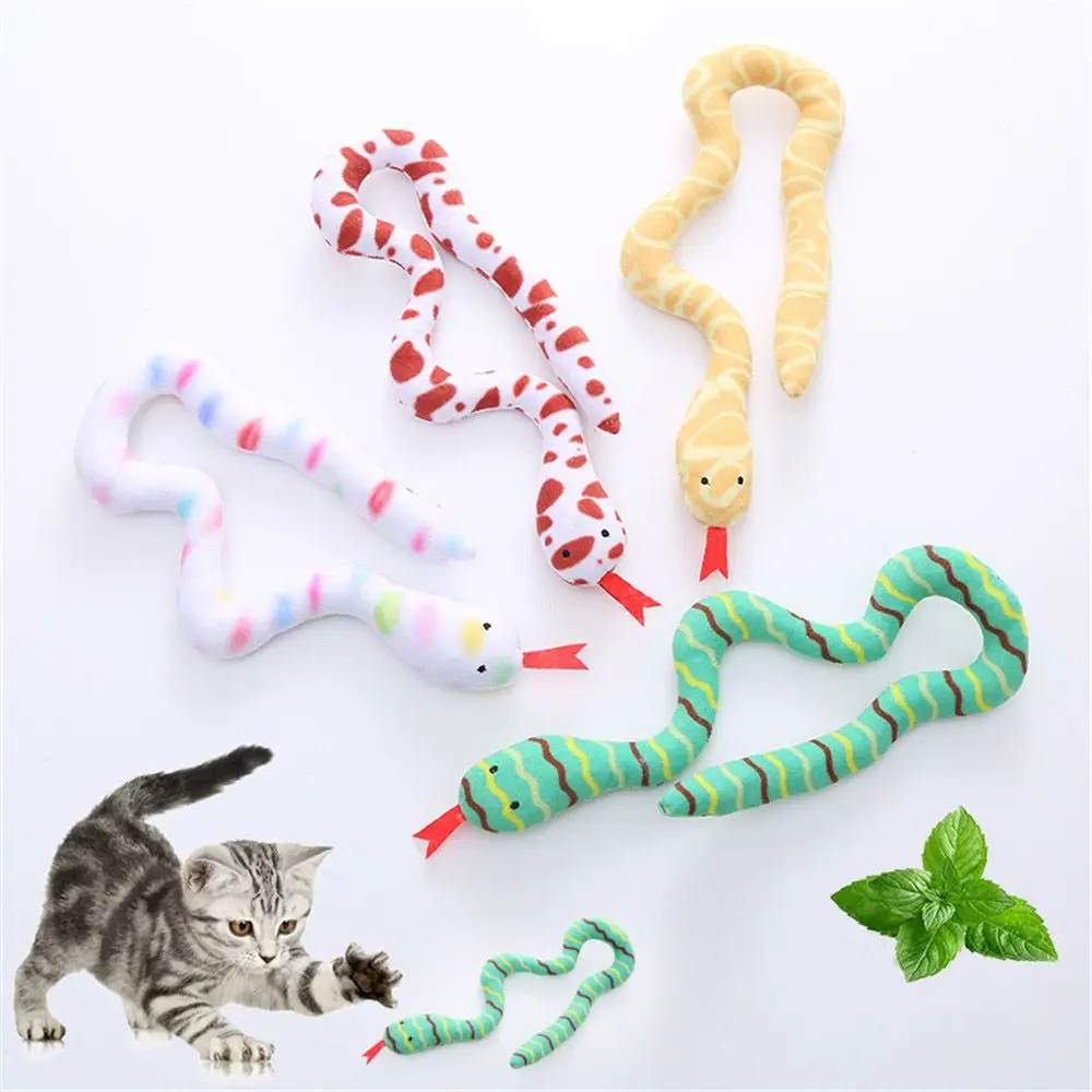2Pcs Snake Cat Toys Teaser Cat Toys Funny Cat Stick Interactive Cat Toy ...