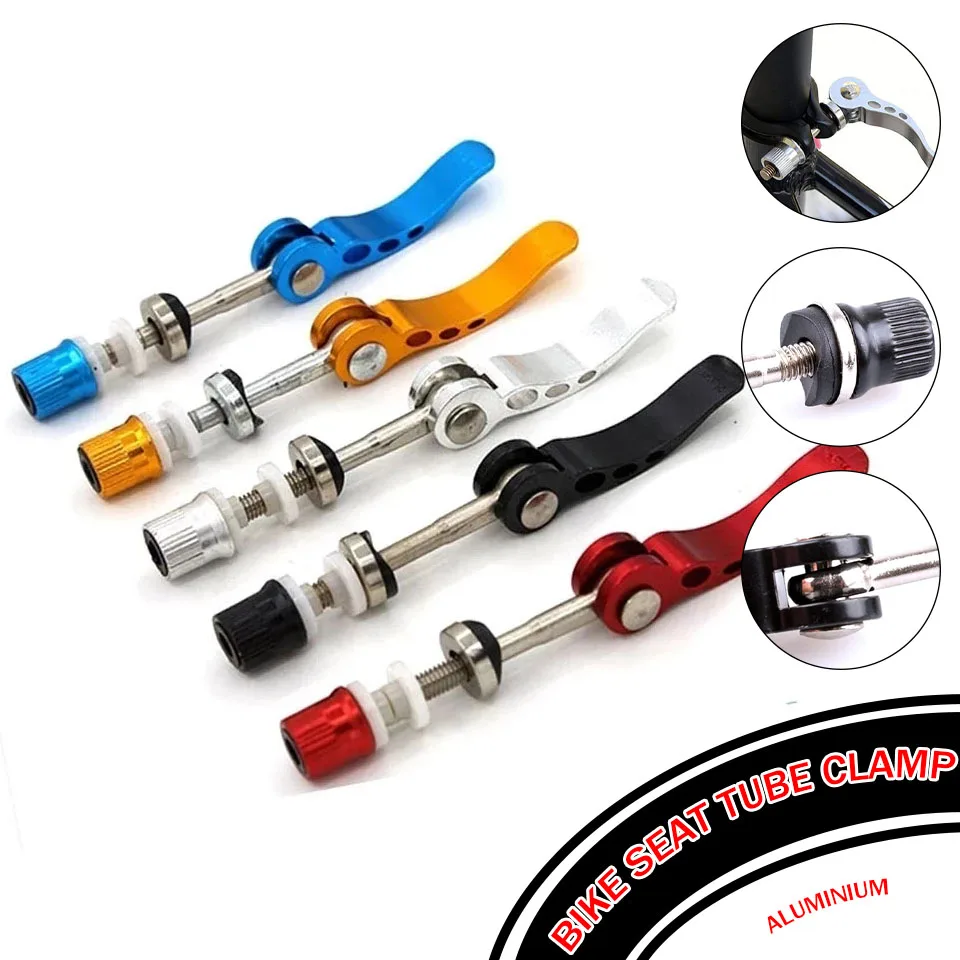 Bicycle-Quick-Release-Aluminium-Bike-Seat-Post-Clamp-Seatpost-Mountain ...