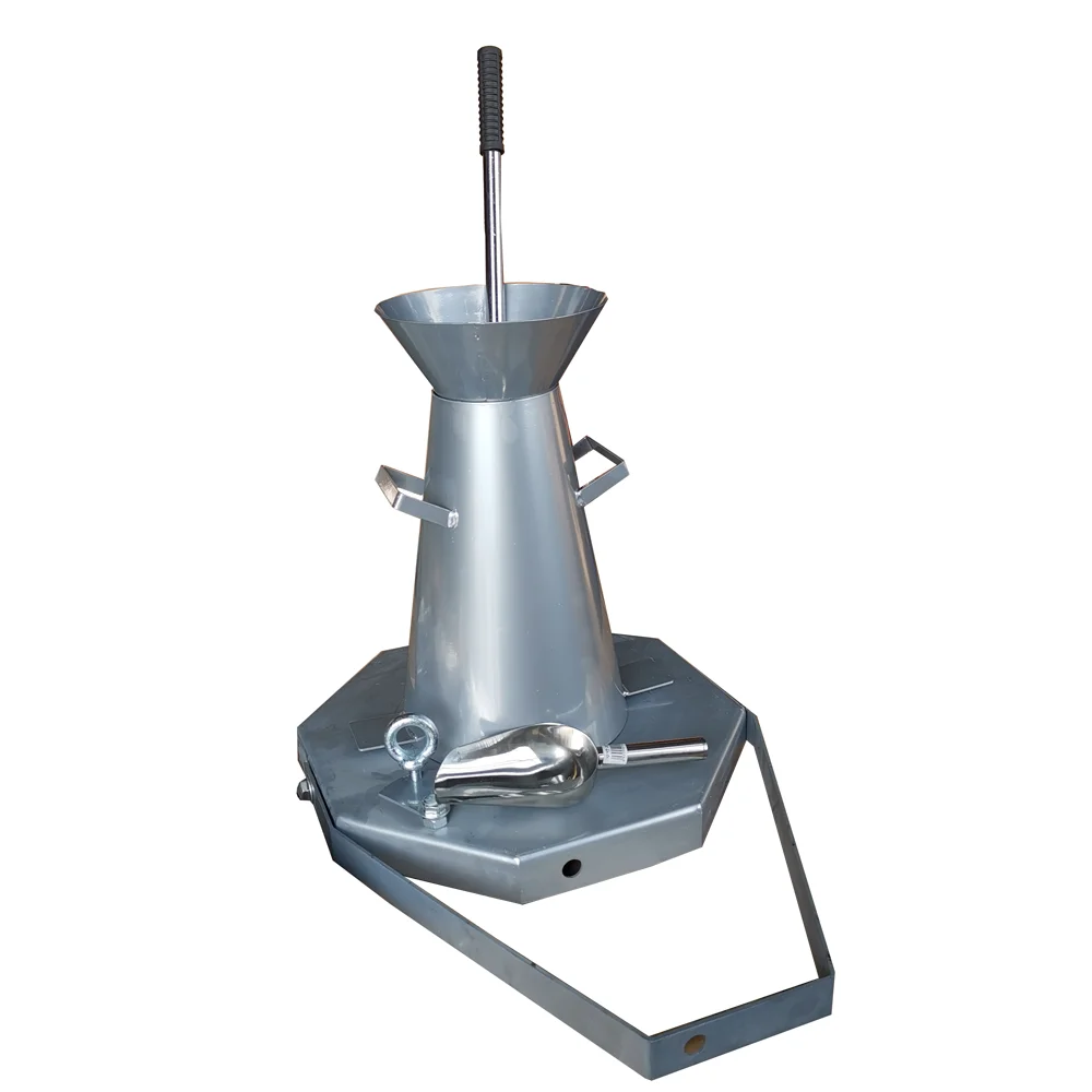 Slump-cone-set-Sprayed-steel-Concrete-Slump-Tester-Complete-set-of ...