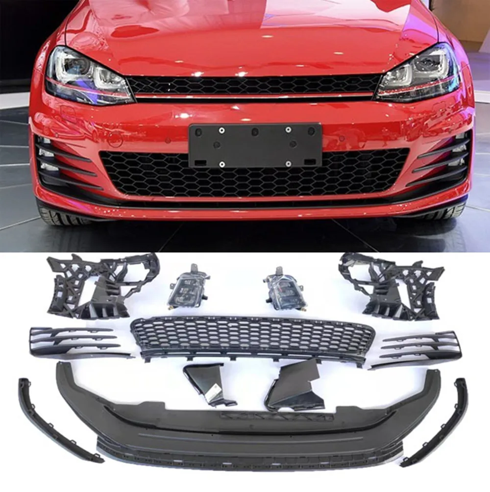 Front-Bumper-Down-Grill-Grille-Fog-Light-Frame-Bracket-Lower-Guard ...