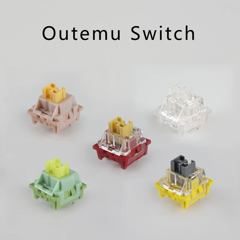 Outemu-Switch-Dustproof-Silver-Shaft-PandaOcean-Lime-Honey-Peach-Transparent-3pin-Mechanical ...