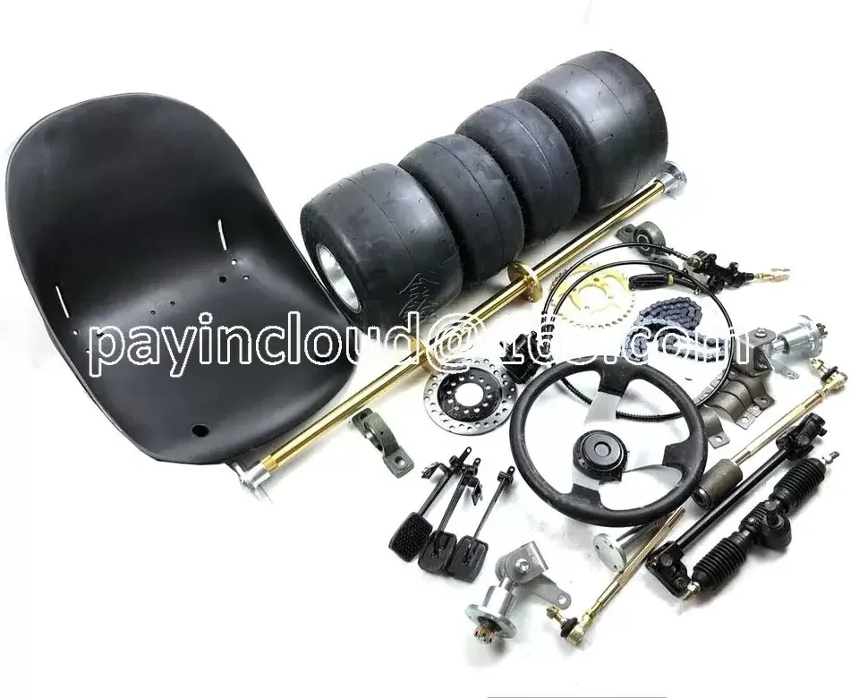 Juego-completo-de-neum-ticos-para-Go-Kart-kit-completo-de-llanta-de-eje ...