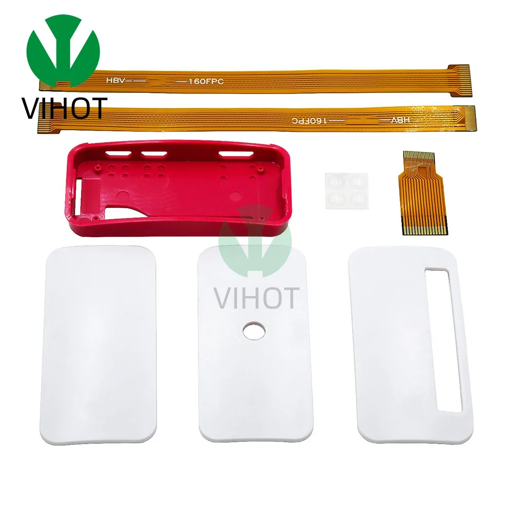 For-New-Raspberry-Pi-Zero-W-Official-Case-Beautiful-Dustproof-Red-White ...