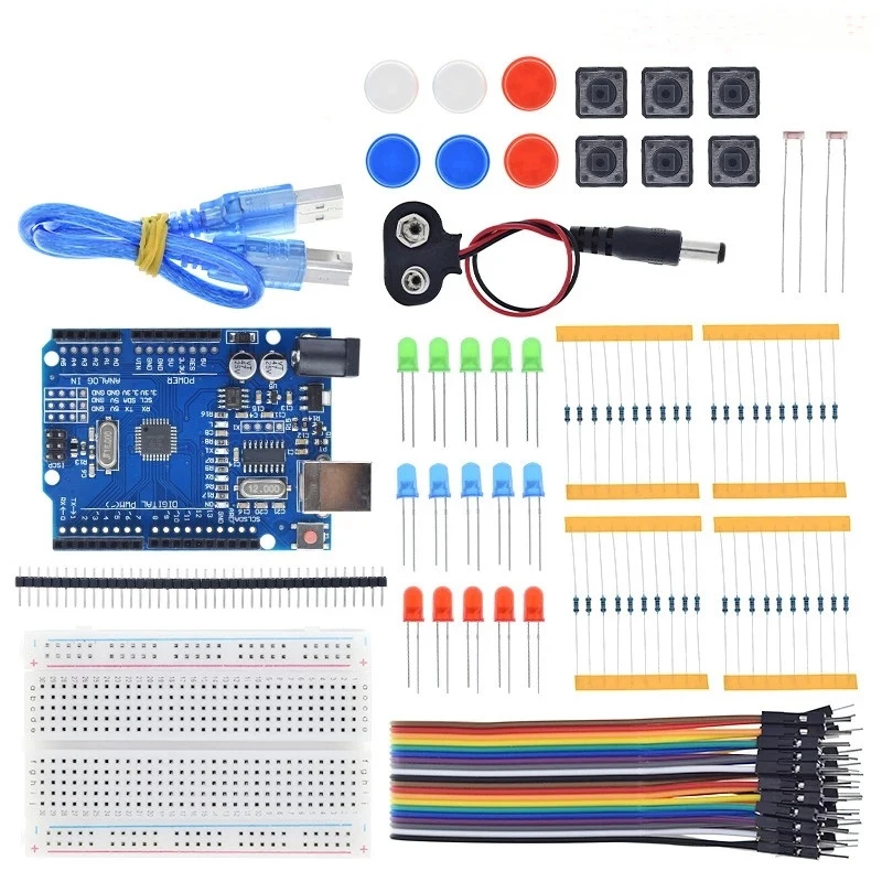 Kit-de-inicio-electr-nico-DIY-12-en-1-para-UNO-R3-Arduino-placa-de ...