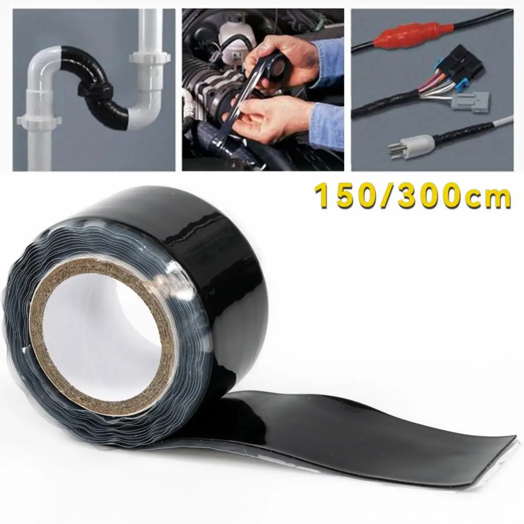 Electrician High Pressure Silicone Self-Adhesive Tape Waterproof ...
