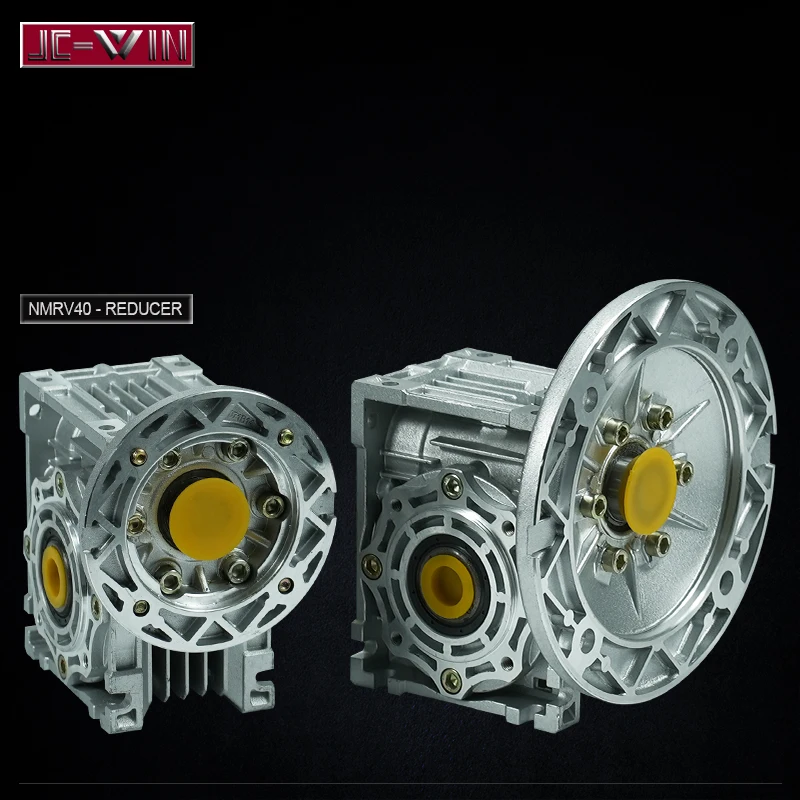 NMRV040 모터 감속기 웜 기어 입력 폴 직경 9mm, 11mm, 14mm 감속비, 0.09KW ~ 0.37KW 모터용, 5 ...