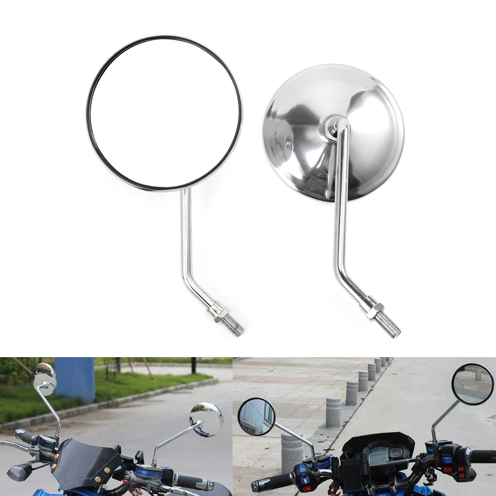 2pcs-8-10mm-Motorcycle-Mirrors-Round-Mirror-Motorcycle-Long-Stem-for ...
