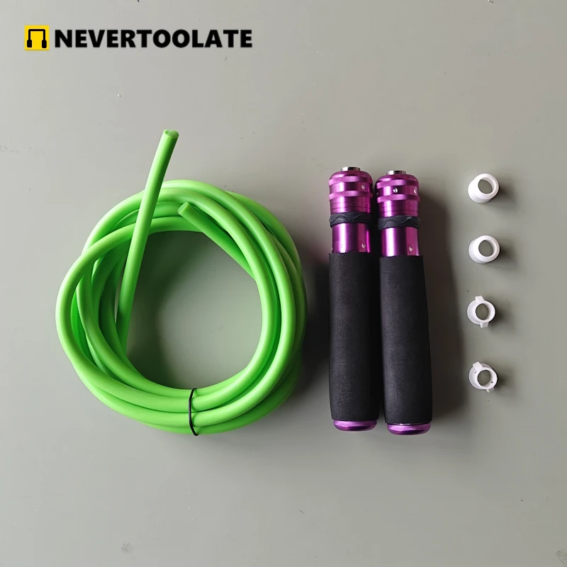 JUMP-ROPE-SPARE-HANDLES-with-ball-bearing-and-anti-slid-sponge-metal ...