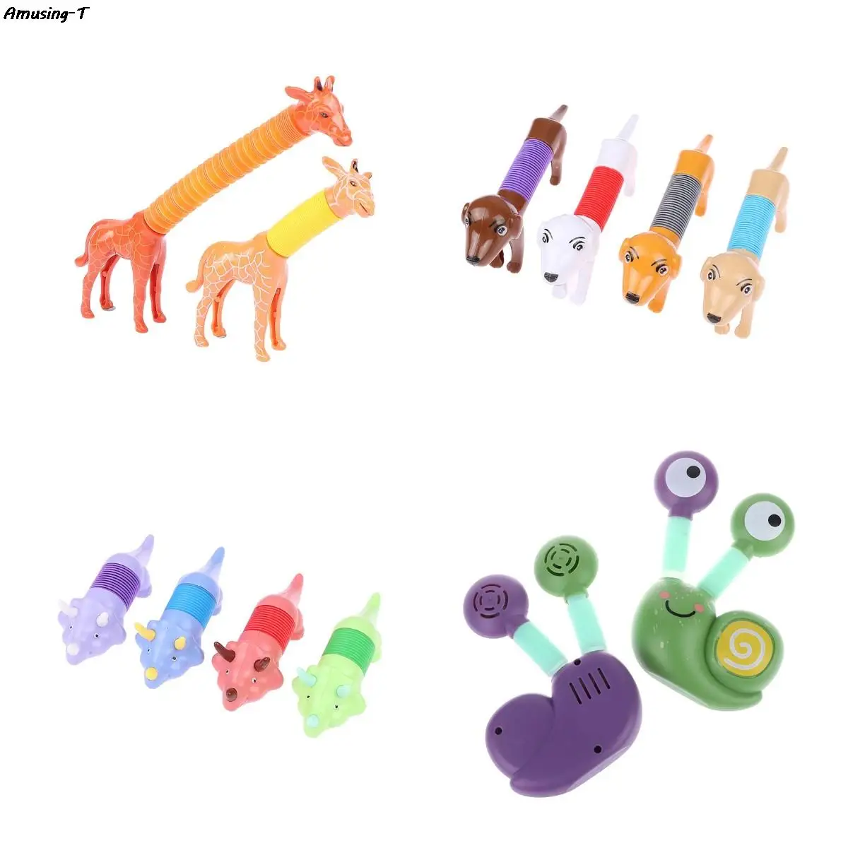 Pop Tubes Sensory Toys | Fidget Toys Pop Tubes | Squeeze Toy Giraffe ...