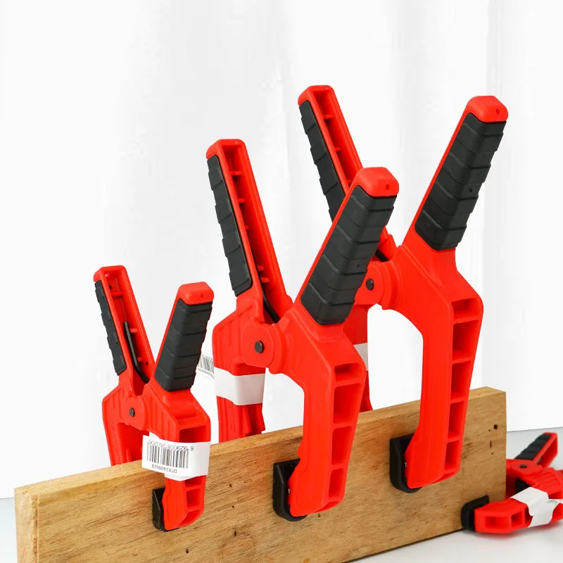 2-9-Inch-Heavy-Duty-Woodworking-Plastic-Spring-Clamp-Strong-A-Type ...