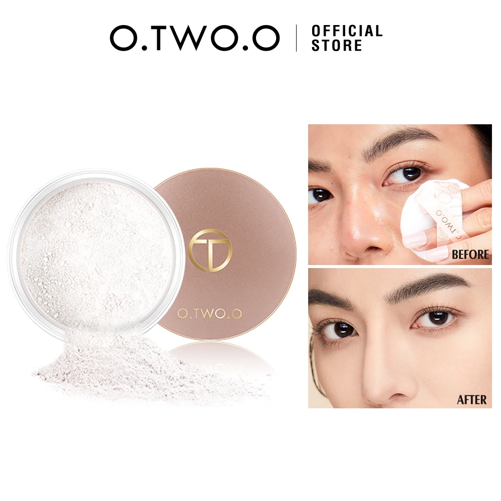O-TWO-O-Loose-Powder-Face-Powder-Matte-Long-lasting-Lightweight-Oil ...