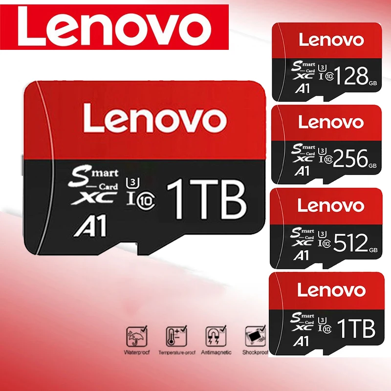 Tarjeta de memoria Micro SD de Lenovo de alta velocidad de 128 GB, 256 ...