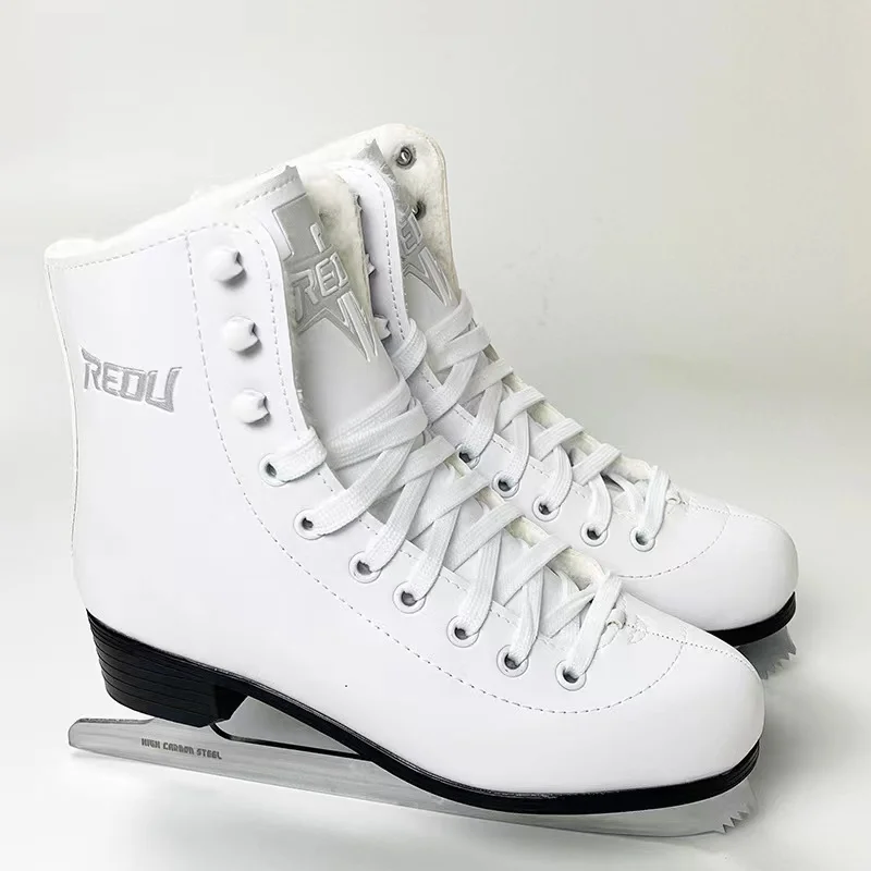 New-Professional-Ice-Figure-Skates-Shoes-Patins-Thermal-Warm-Thicken ...