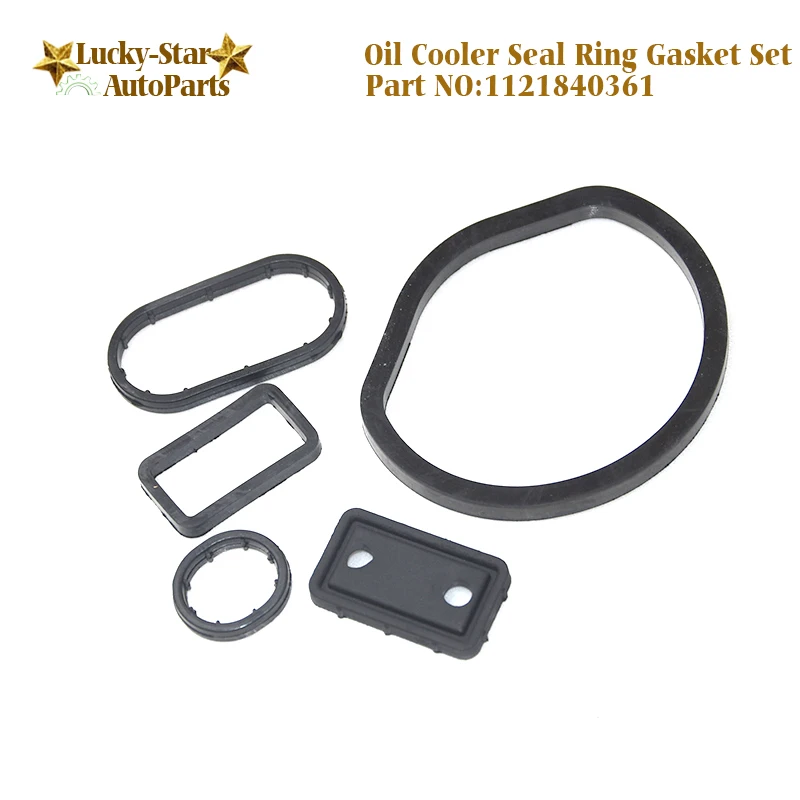 5Pcs Engine Oil Cooler Seal Ring Gasket Set For Benz W163 W202 W203 ...