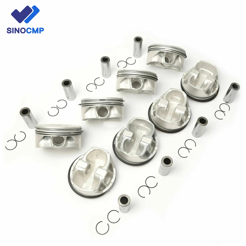 8PCS-Engine-Pistons-Rings-A1570300117-For-Mercedes-Benz-C218-X218-W212 ...