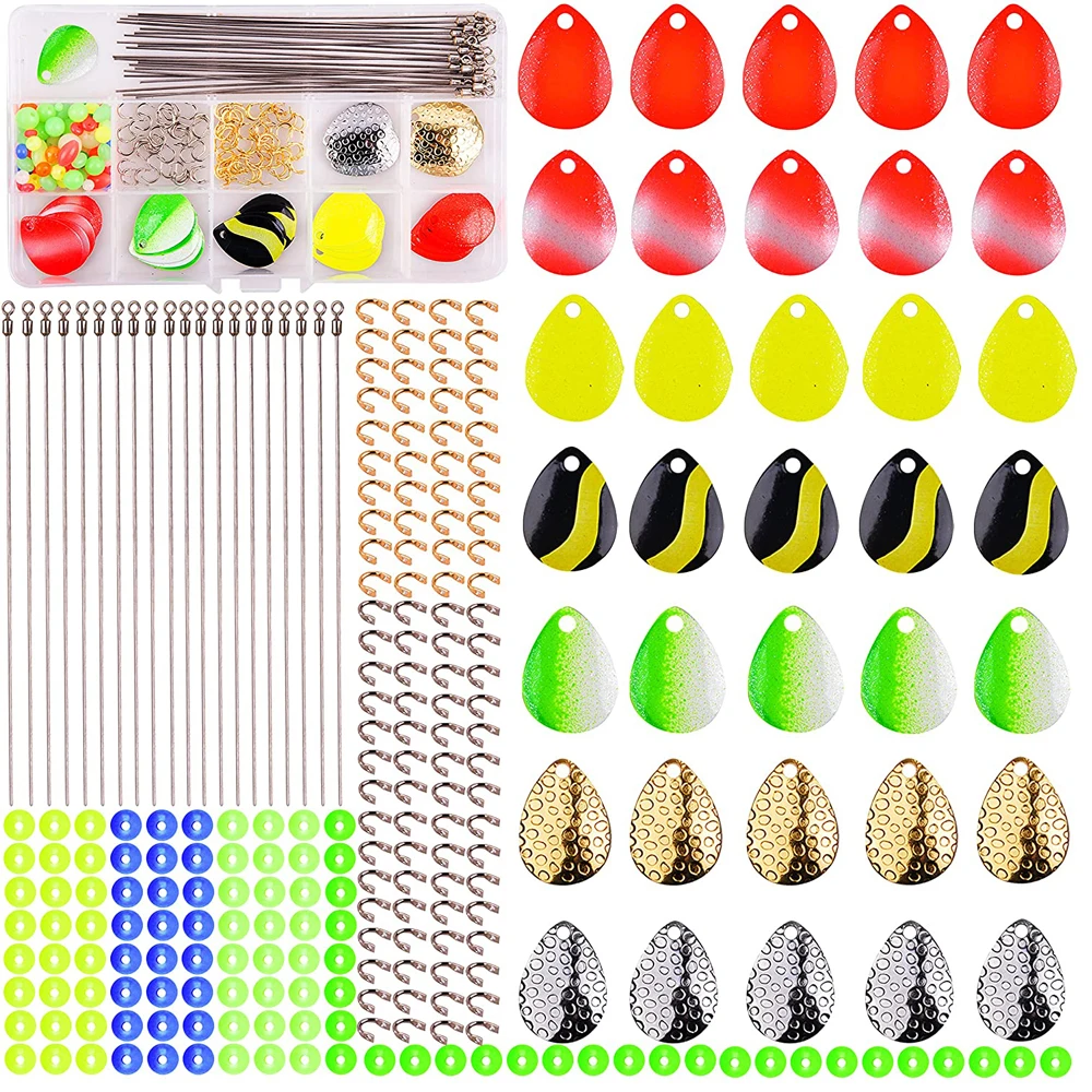 Colorado Spinner Blades For Lure Making Kit 255pcs Spoon lure Set ...