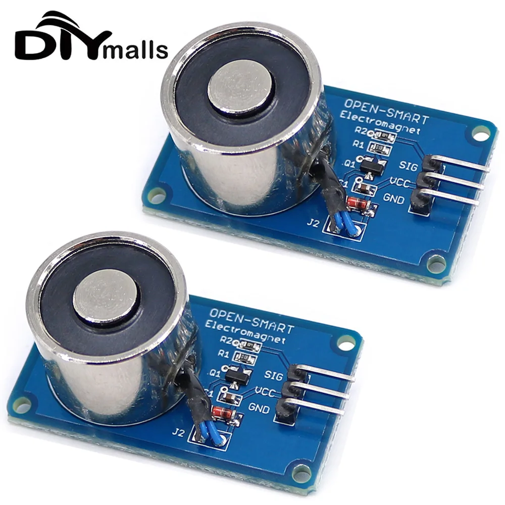 1-2-5-10PCS-Holding-Electric-Magnet-Lifting-DC5V-10N-Solenoid-Sucker-Electromagnet-module-Board ...