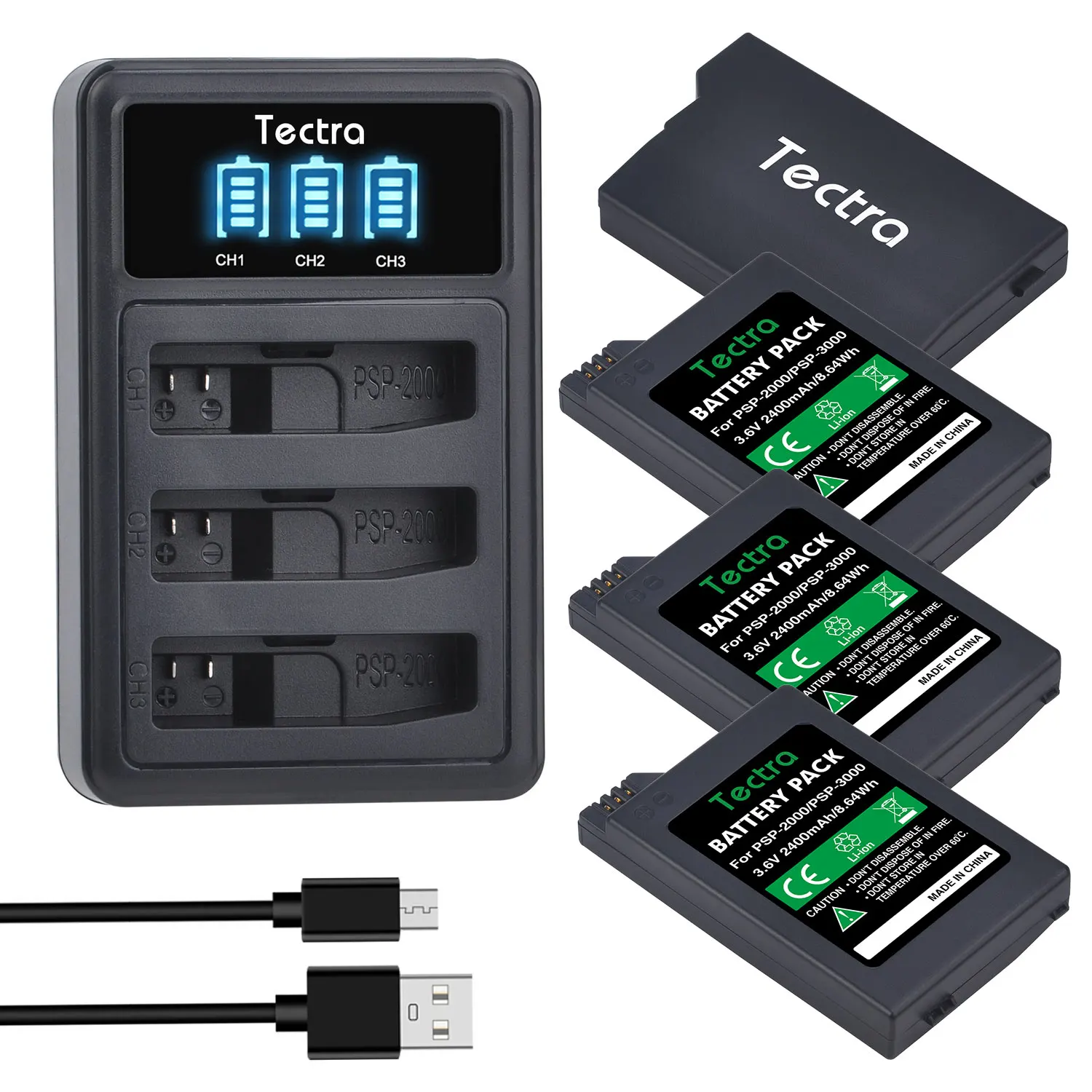 2400mAH-Battery-OR-LED-Charger-for-Sony-PSP3000-PSP-Slim-2000-PSP-S110 ...