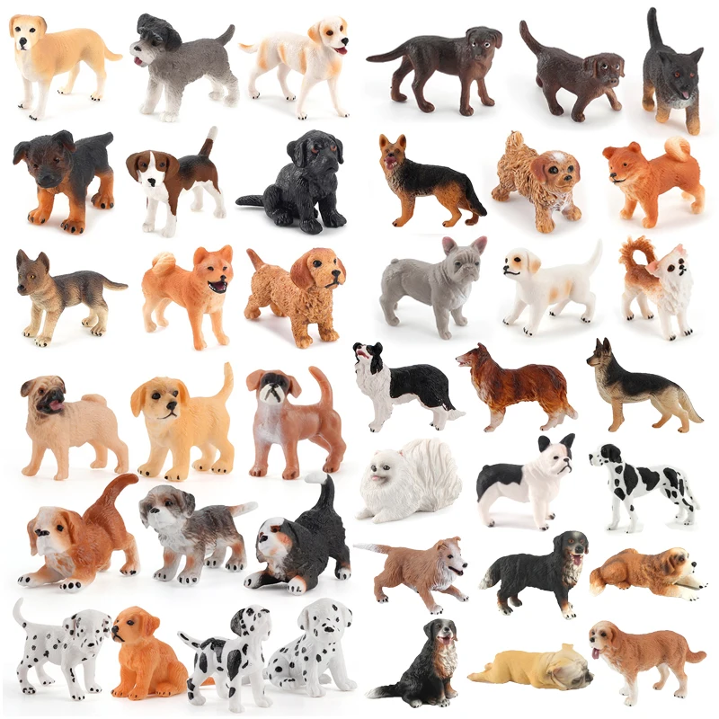 Simula-o-Hound-Shepherd-Dog-Miniatura-Estatueta-Realista-Modelo-Animal ...