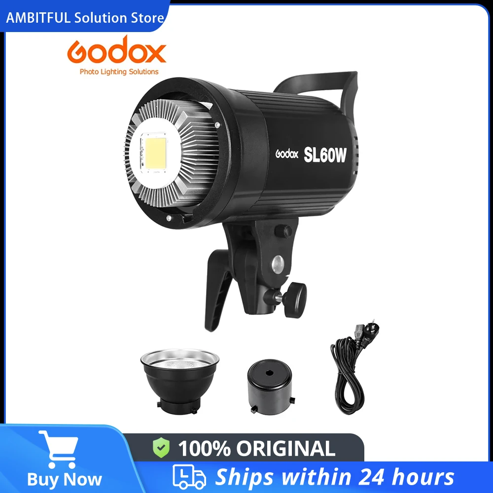 Godox-SL60W-SL-60W-LED-Video-Light-Daylight-Balanced-for-Photography ...