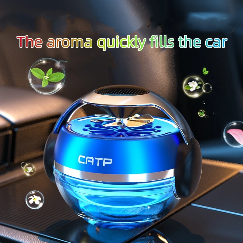 Car-perfume-solar-rotating-high-grade-fragrance-lasting-fragrance-car ...
