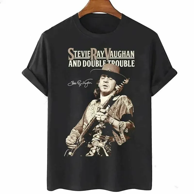 Men-Women-100-Cotton-Tee-Stevie-Ray-Vaughan-Guitar-Blues-Rock-Legend ...