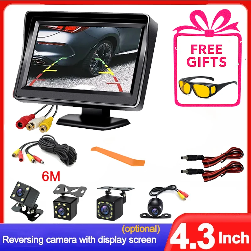 Buy-one-get-two-free-4-3Inch-Rear-View-Camera-Monitor-Screen-Reversing ...