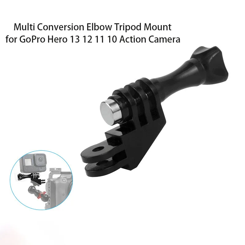 Vertical Mount 90 Degree Direction Adapter Elbow Mount for GoPro Hero ...