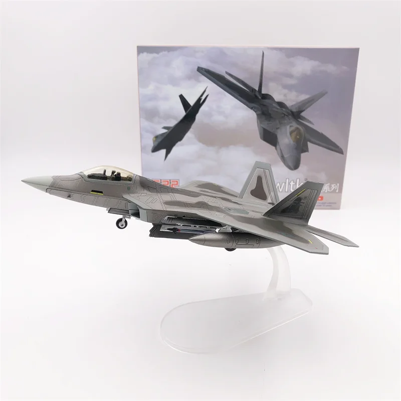 Wltk-Diecast-Metal-Plane-Toy-1-100-Scale-Model-Toys-Lockheed-F-22-F22 ...