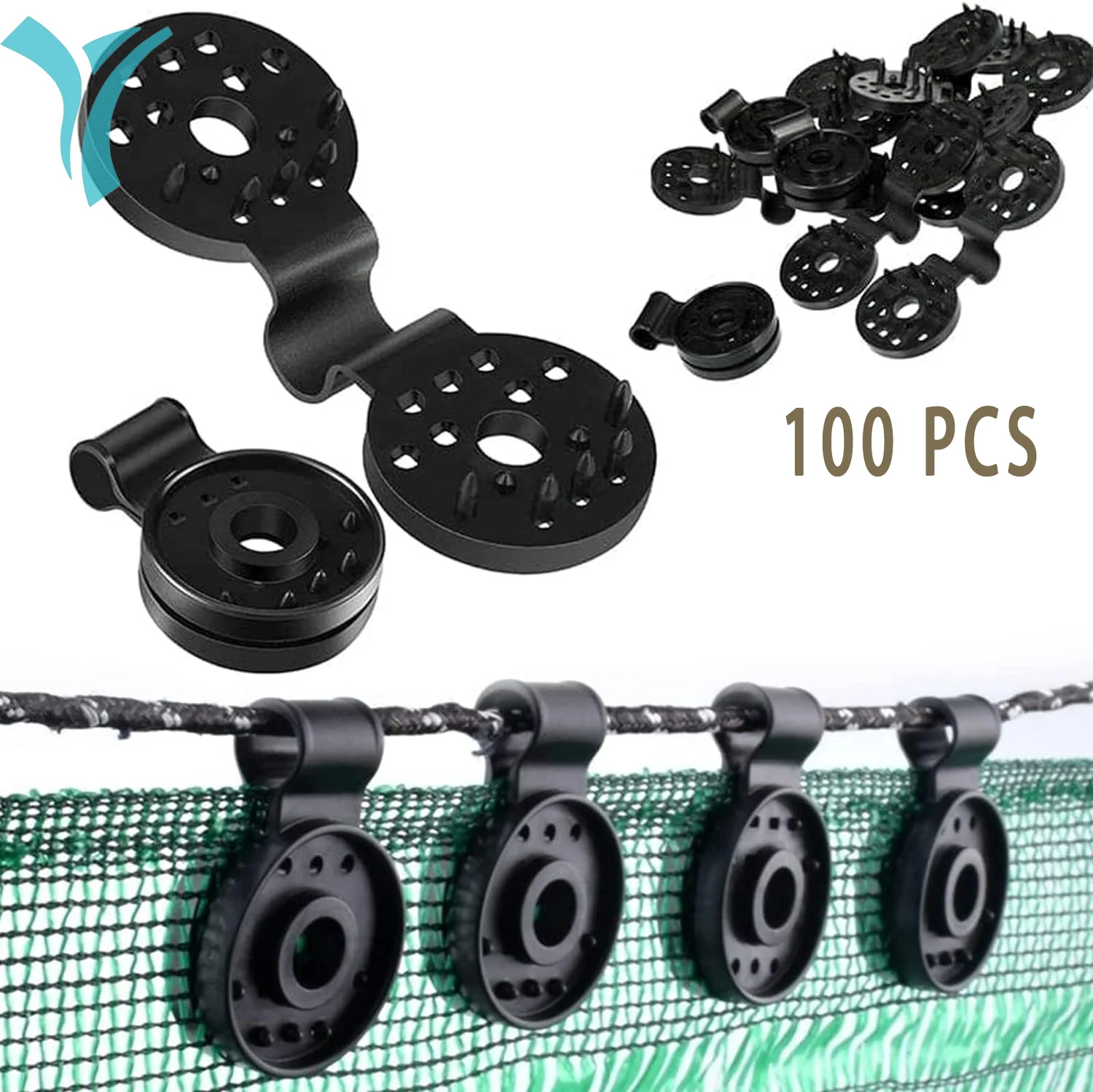 100Pcs-Shade-Cloth-Heavy-Duty-Lock-Grip-Plastic-Clips-Windproof-Awning ...
