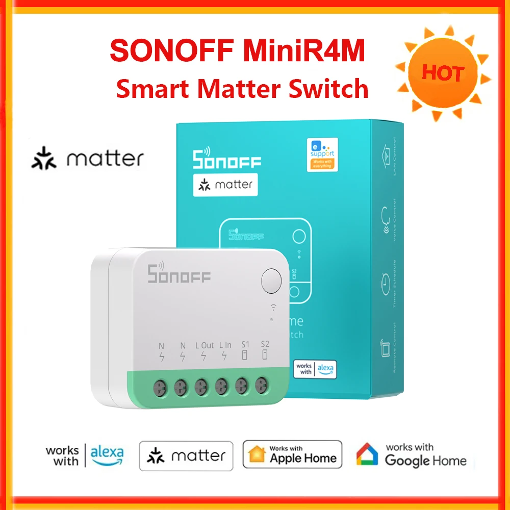 Sonoff-Minir4m-Mini-Extreme-Wifi-DIY-Smart-Switch-Matter-Homekit-Switch ...
