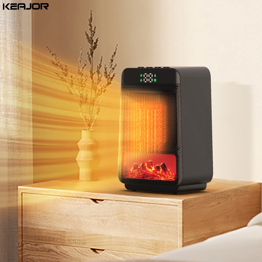 Fan-Heater-Hot-Air-Blower-1500W-Electric-Heating-Fans-3D-Flame-Mini ...