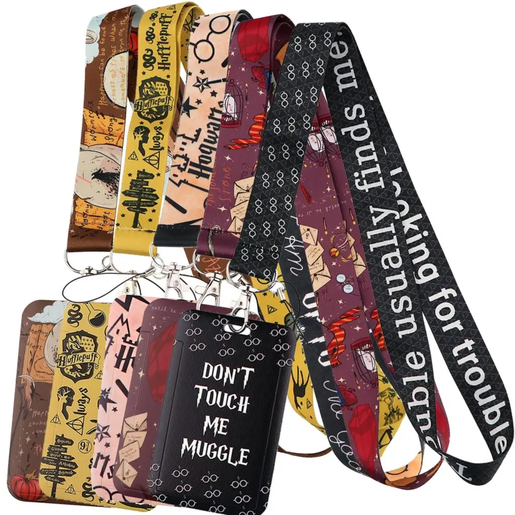 Magic-Cool-Incantation-Lanyards-ID-Badge-Holder-Keychain-Key-Holder ...