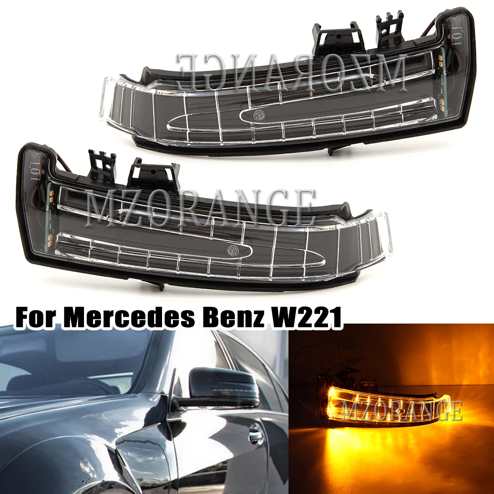 LED-Side-Mirror-Indicator-Turn-Signal-Light-For-Mercedes-W204-2007-13 ...