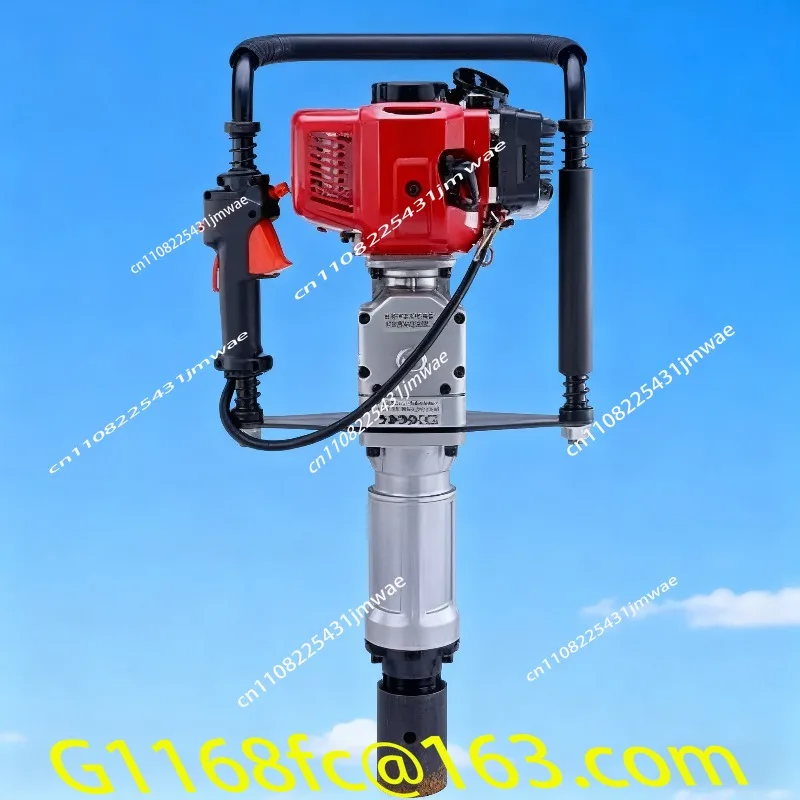 1900W Pile Driver 2 Stroke Heavy Duty Gas T Post Hammer Farm Fence ...