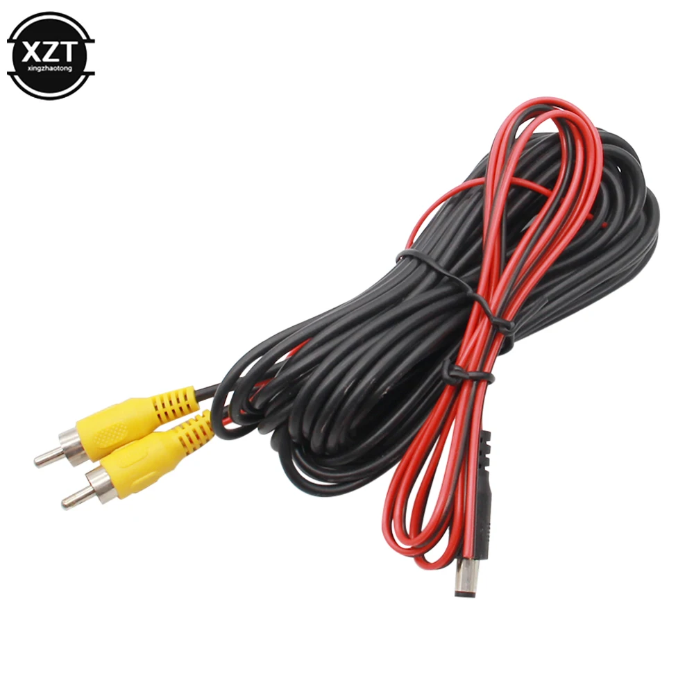 100pc-Video-Cable-For-Car-Rear-View-Camera-Universal-RCA-6-Meters-Wire ...